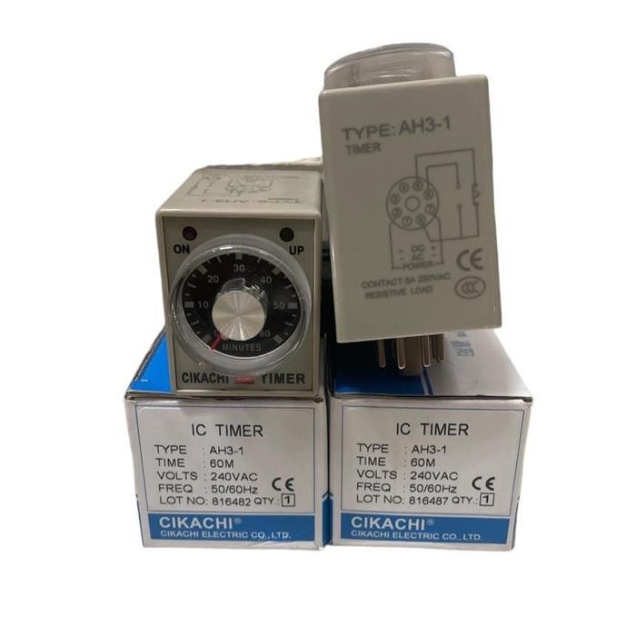 Jual CIKACHI TIMER AH3-1(10S,30S,60S,60M) | Shopee Indonesia