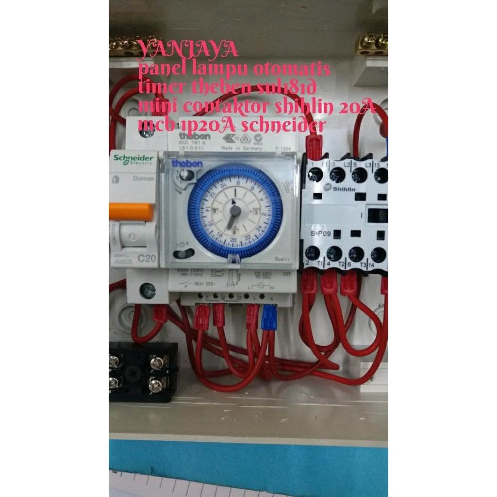 Jual panel timer theben sul181d/panel timer lampu otomatis/theben ...