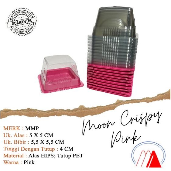 Jual PROMO [ISI 50] MIKA MOON CRISPY 5,5 X 5,5CM / MOON CAKE TRAY ...