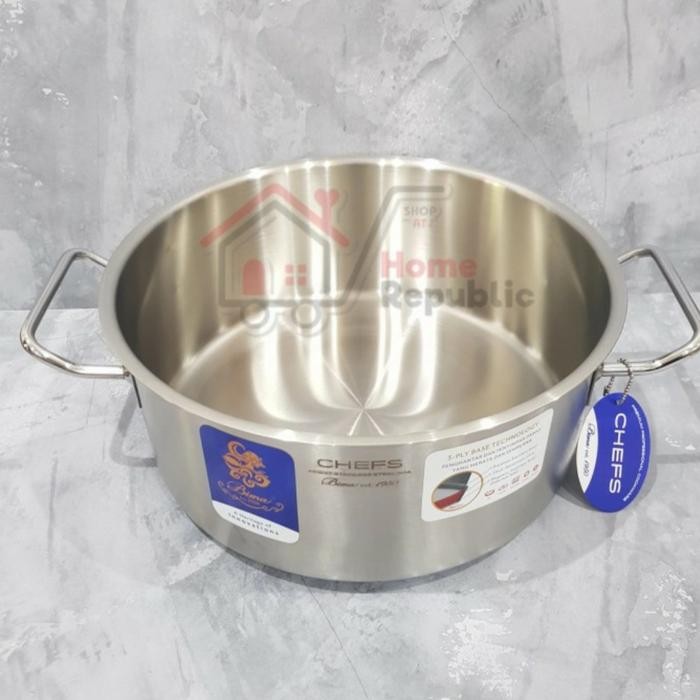 Jual Bima Chefs Casserole Sauce Pot 28cm 6,7 Liter Panci Hotel Restoran ...