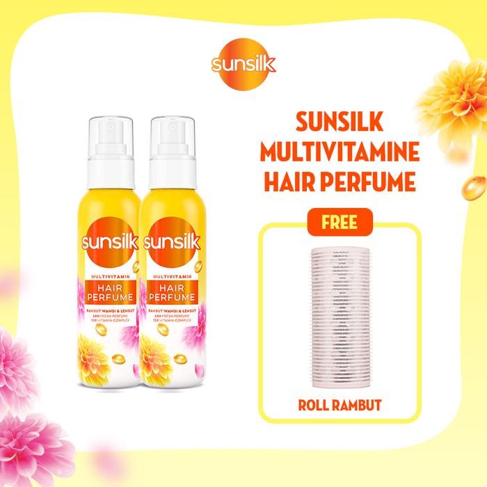 Jual PROMO [FREE ROLL RAMBUT] SUNSILK MULTIVITAMIN HAIR PERFUME SILKY ...