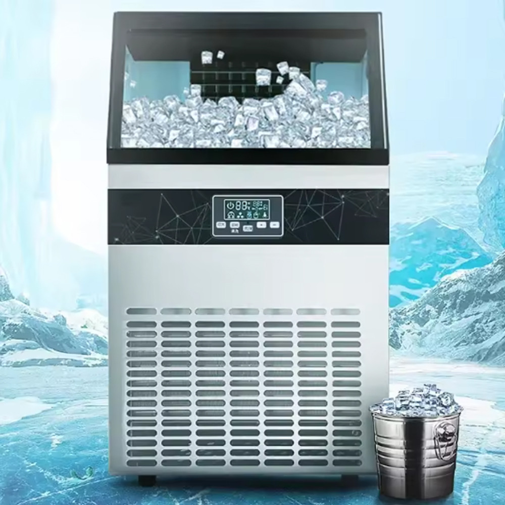 Jual Mesin Es Batu Kotak Otomatis Ice Maker Machine 100kg 330W HZB ...