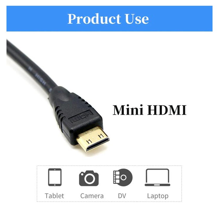 Jual KABEL MINI HDMI KE HDMI 5 METER - CANON NIKON DSLR LIVE STREAMING ...