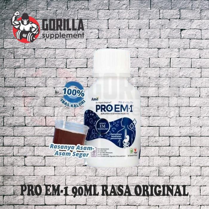 Jual Probiotik Anak Dewasa PROEM1 90ml Rasa Original Bakteri baik ...