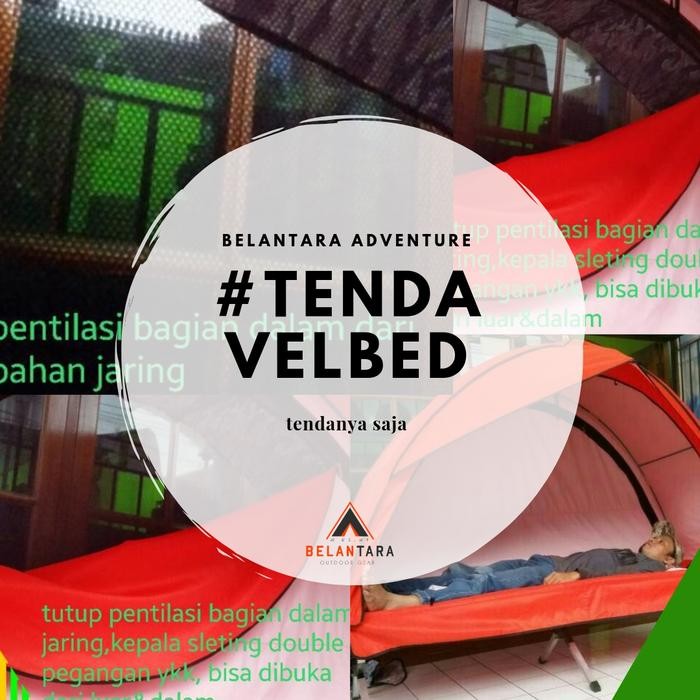 Jual Eiger - Tenda Velbed Orange Polos Taslan Bening Tendanya Saja Tent ...