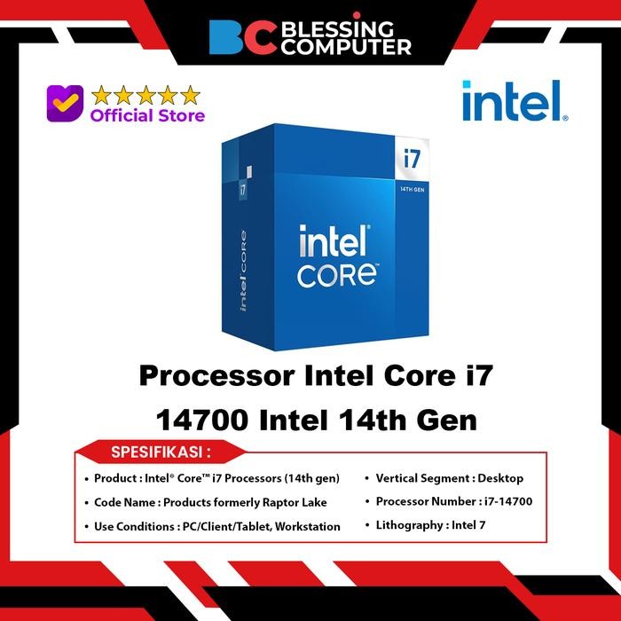Jual Processor Intel Core i7 14700 Intel 14th Gen | Shopee Indonesia