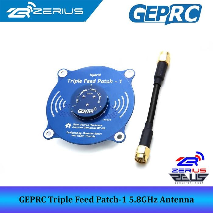 Jual GEPRC Triple Feed Pat-1 LHCP RHCP 5.8GHz Antenna for Analog Digital | Shopee Indonesia