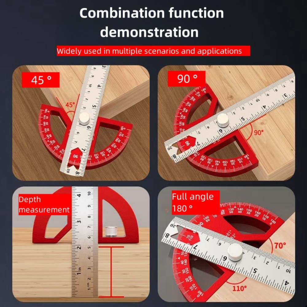 Jual Angle Protractor Square Finder, Adjustable Construction ...