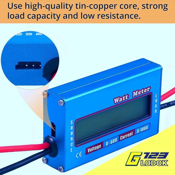 Jual DIGITAL WATT VOLT AMPERE METER PENGUKUR POWER ARUS DAYA LISTRIK PLN RC DRONE AKI BATERAI ...