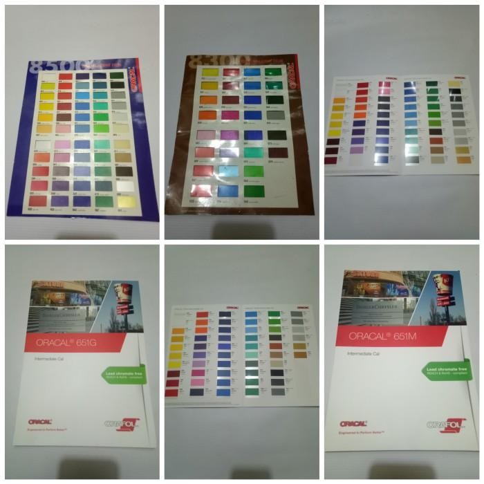 Jual KATALOG BROSUR SAMPLE CONTOH WARNA ORACAL | Shopee Indonesia
