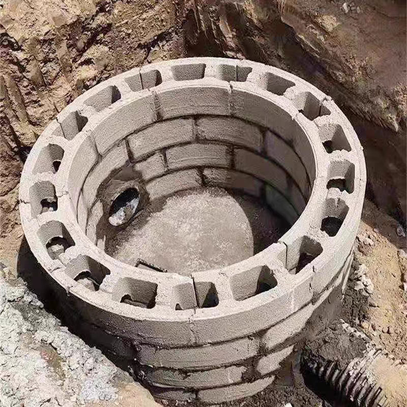 Jual Well Mold Ground Circular Concrete Block Brick Plastic Mold ...