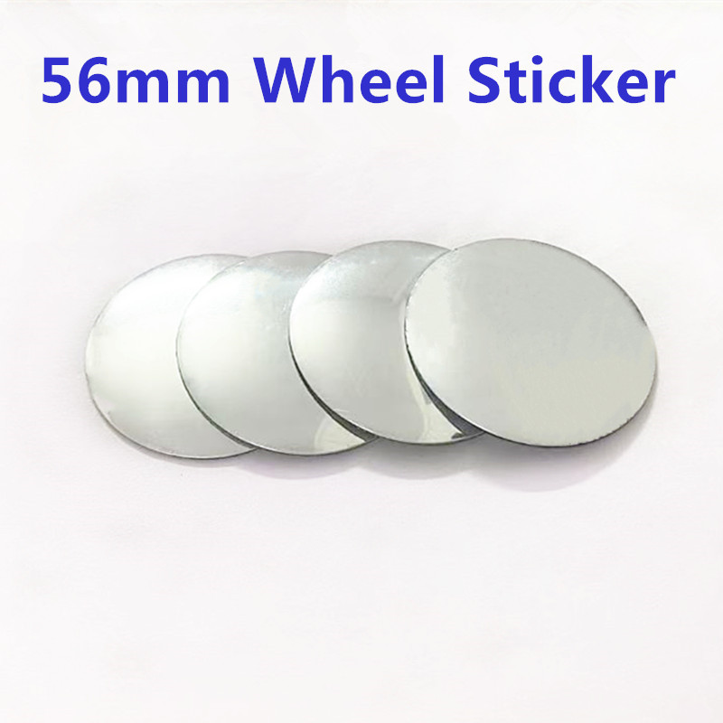 Jual 200pcs 3D Metal Aluminum 56mm 55.5mm Wheel Hub Badge Logo Sticker ...