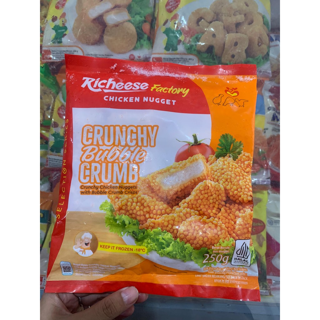 Jual RICHEESE FACTORY CRUNCHY BUBBLE CRUMB 250G | Shopee Indonesia