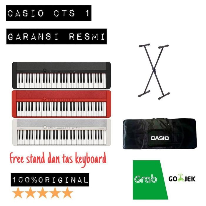 Jual Keyboard Casio Cts1 / Ct-S1 / Cts 1 Garansi Resmi 1 Tahun | Shopee ...