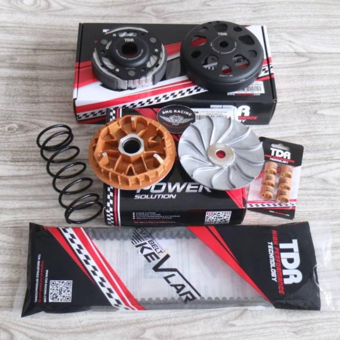 Jual PAKET UPGRADE CVT PCX 160- ADV 160 TDR ROLLER-PULLEY GOLDEN TEFLON ...