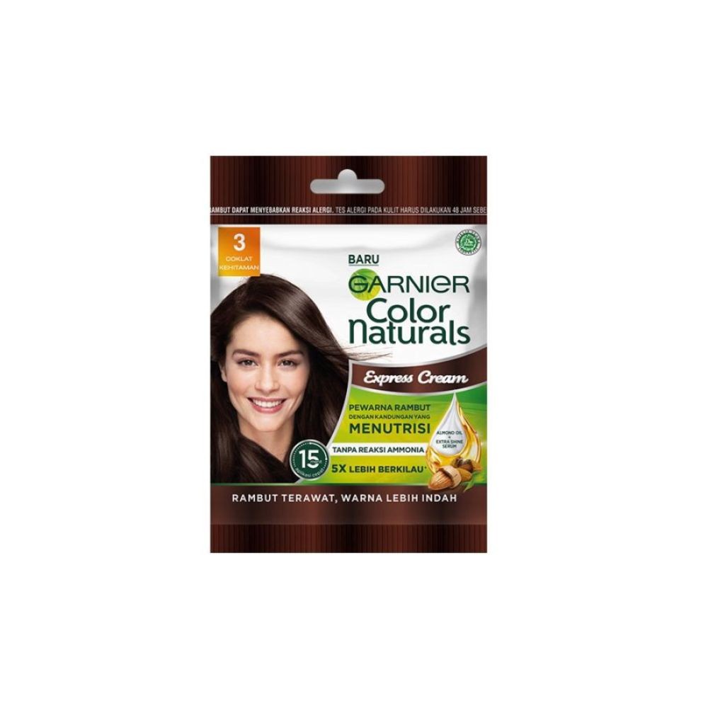 Jual Garnier Garnier Color Naturals Express Creme No 3 Dark Brown 1 ...