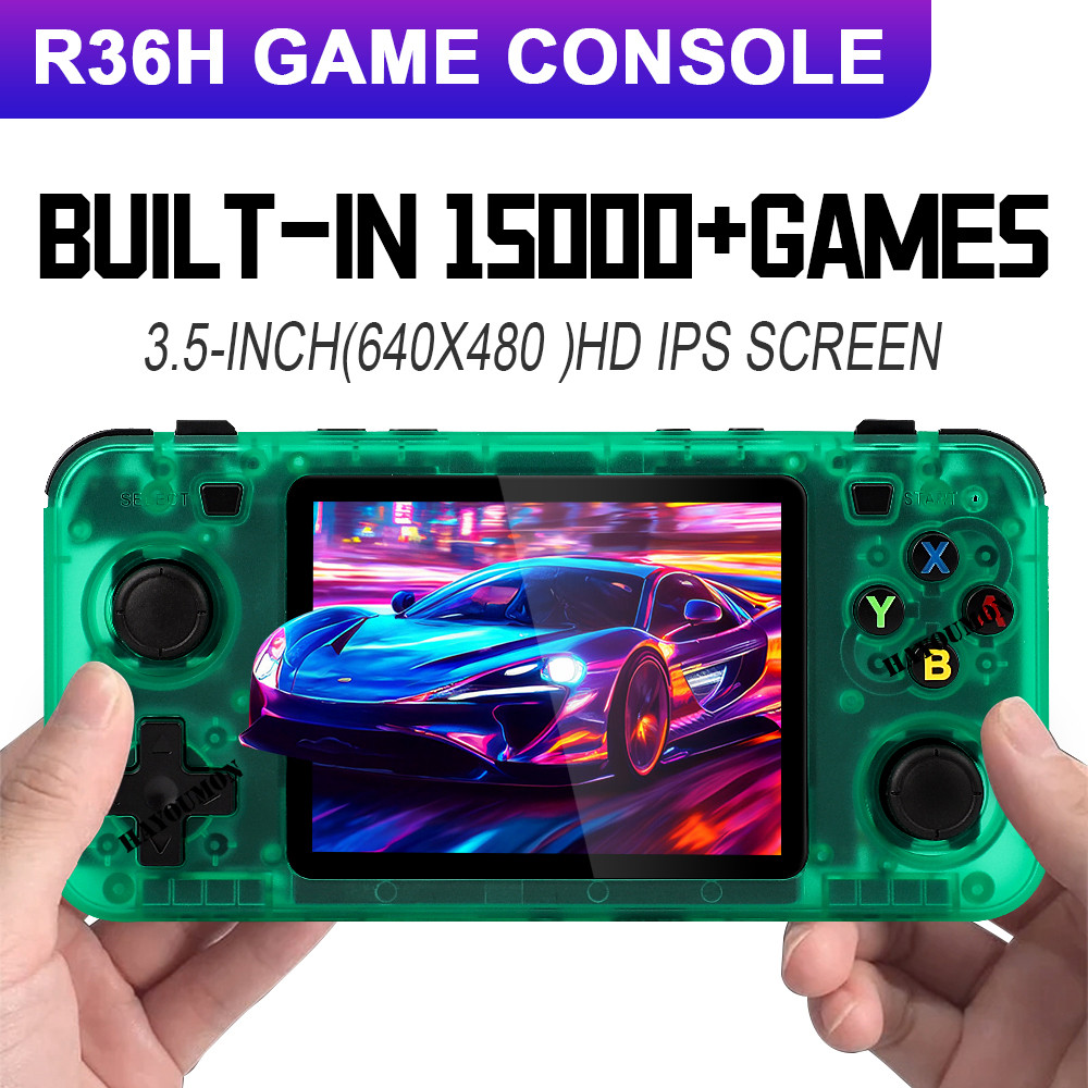 Jual Linux System R36H Game Console Open Source Portable Pocket Video ...