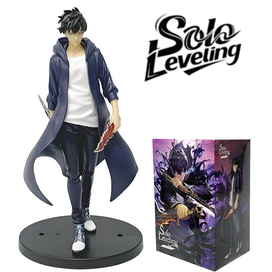 Jual 21Cm Anime Solo Leveling Shadow King Figure Sung Jinwoo Cheng ...