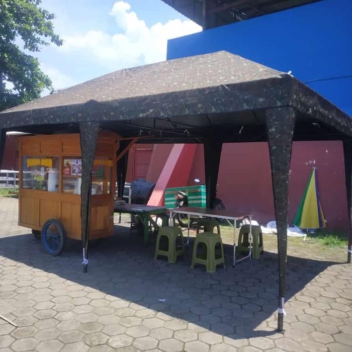 Jual Tenda cafe 3x4 rangka double | Shopee Indonesia