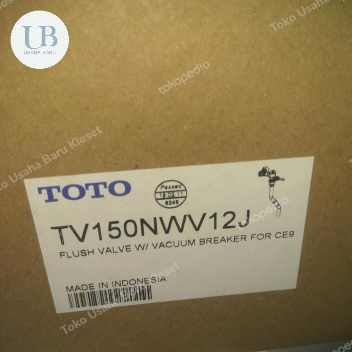 Jual FLUSH VALVE KLOSET UNTUK JONGKOK CE9 TOTO TV150NWV12J | Shopee ...