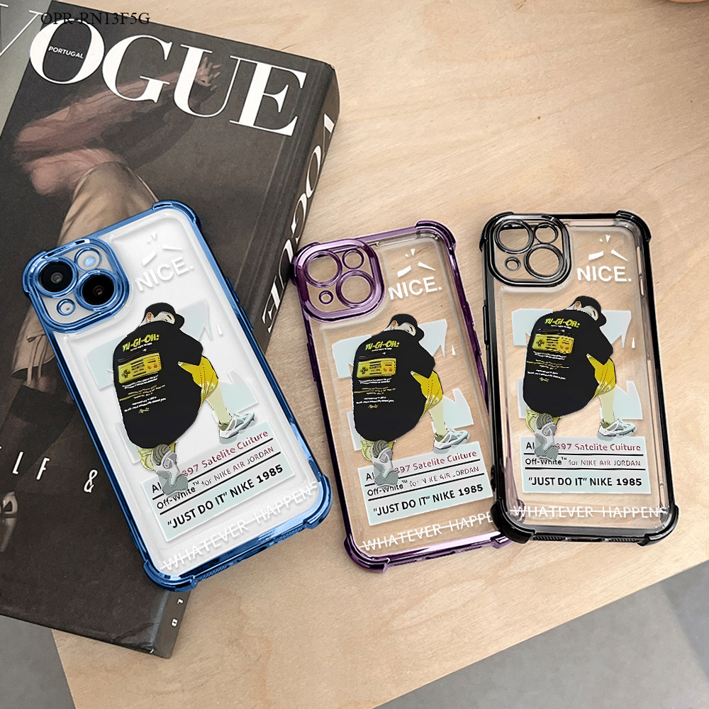 Jual Casing Transparan Mode Logo Casing For OPPO Reno 14F 13F 5F 4F 5 ...