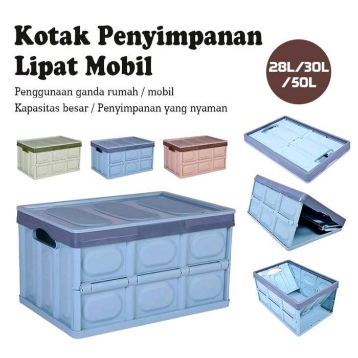 Jual Folding Storage Box Portable Container Box Kotak Lipat Multifungsi ...