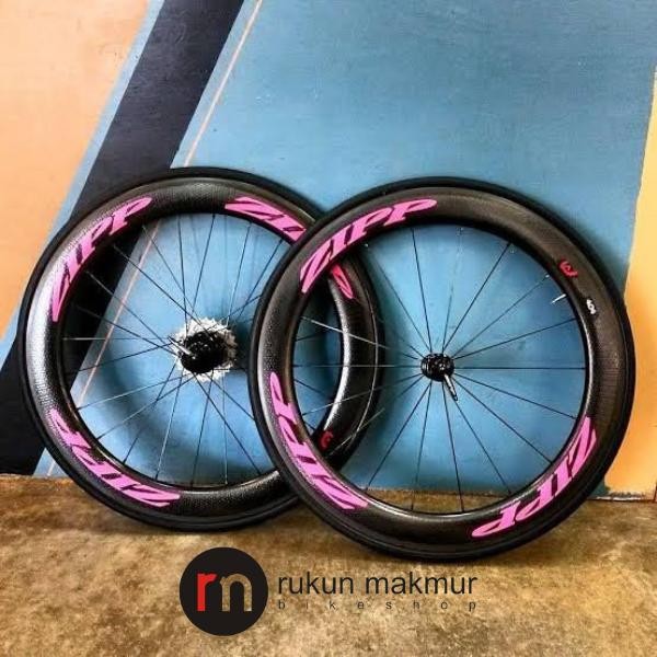 Jual Zipp Rim Wheel Decal Wheelset Sticker Set Original Zipp - Matte ...