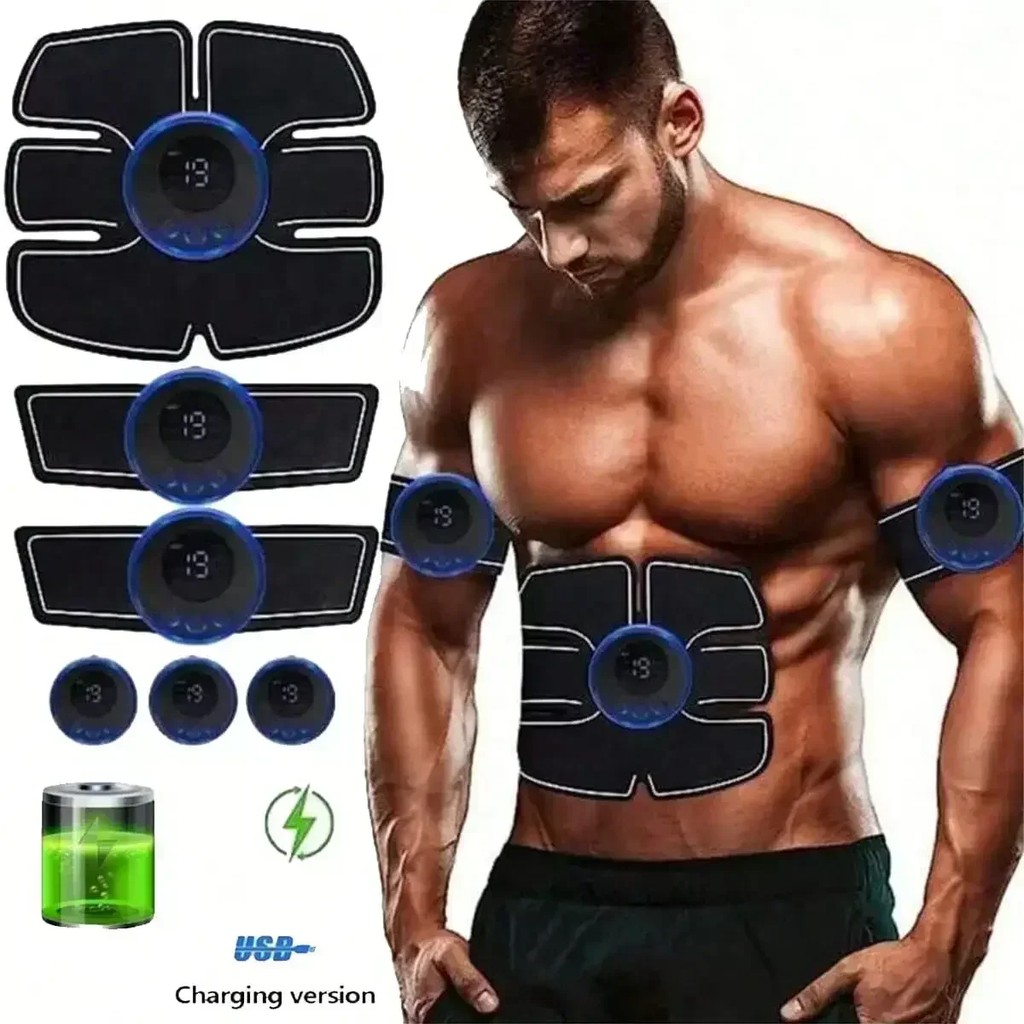 Jual Charging Version/Abs Stimulator, Muscle Toner, Portable Muscle ...
