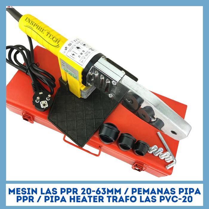 Jual Mesin Las Ppr 20-63Mm / Pemanas Pipa Ppr / Pipa Heater Trafo Las ...