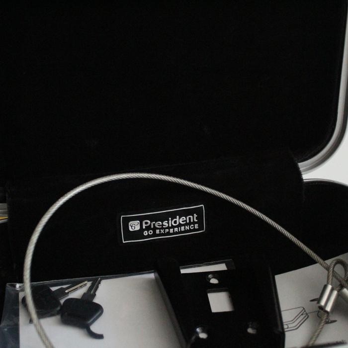 Jual Koper mini President Tas depan brompton Silver Koper mini brompton ...