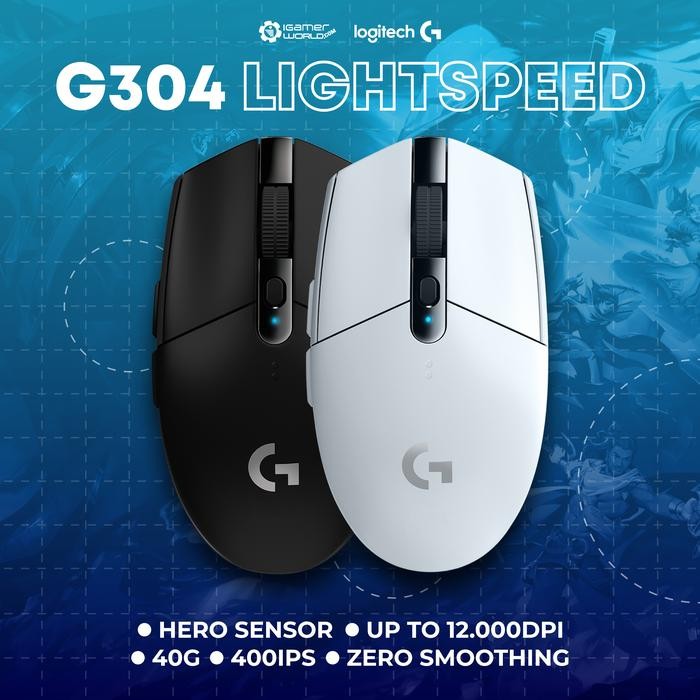 Jual Logitech G304 Lighspeed Wireless Gaming Mouse (Memory Onboard ...