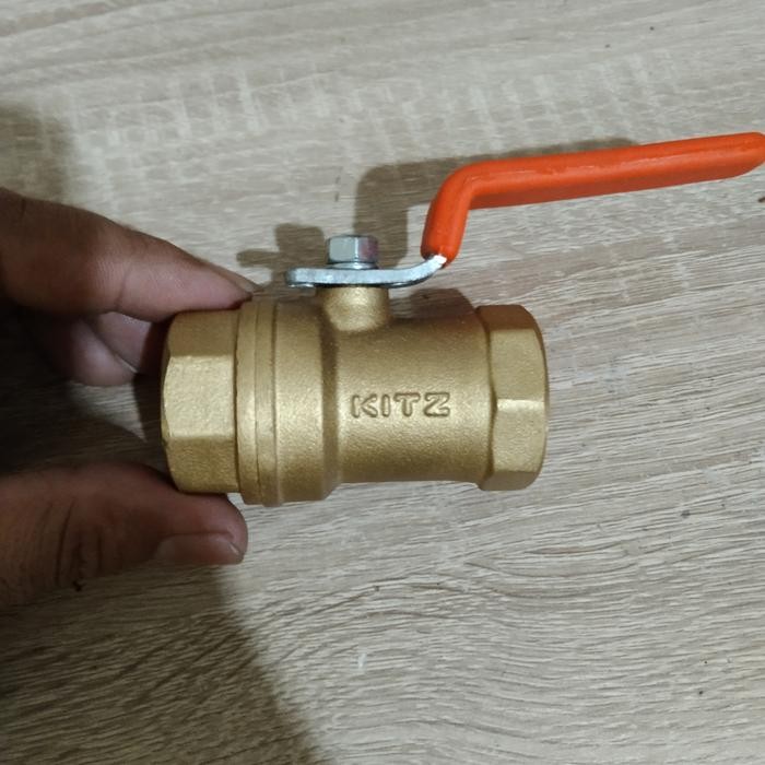 Jual Ball Valve kitz 3/4 inch Kuningan | Shopee Indonesia