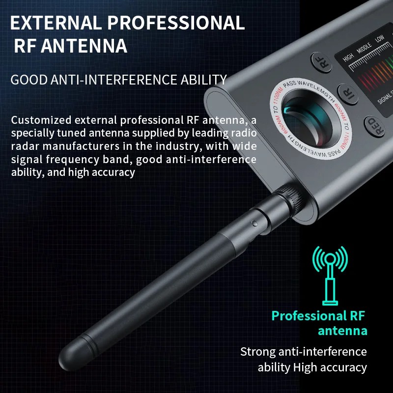 Jual Hidden Camera Detector Anti Spy Gadgets Professional Wireless ...