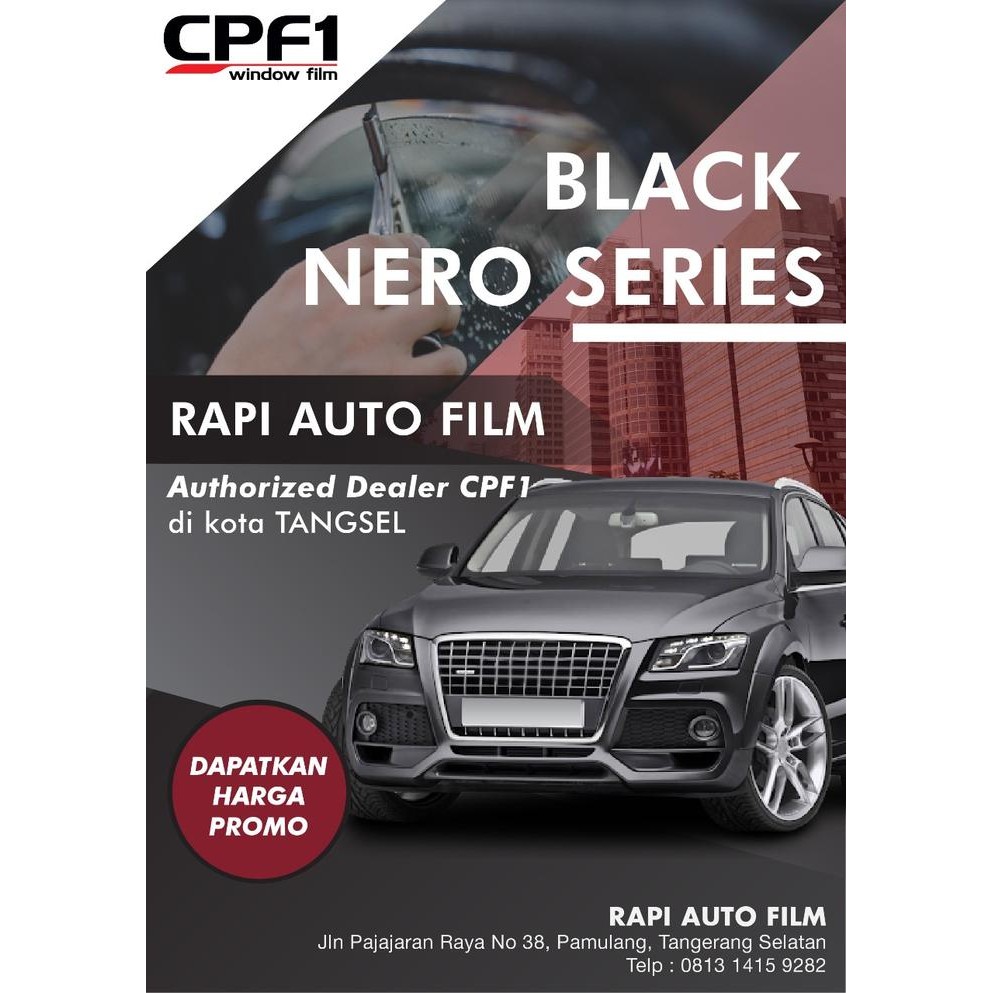 Jual Kaca Film CPF1 Premium - Black Nero (Promo SKKB) | Shopee Indonesia