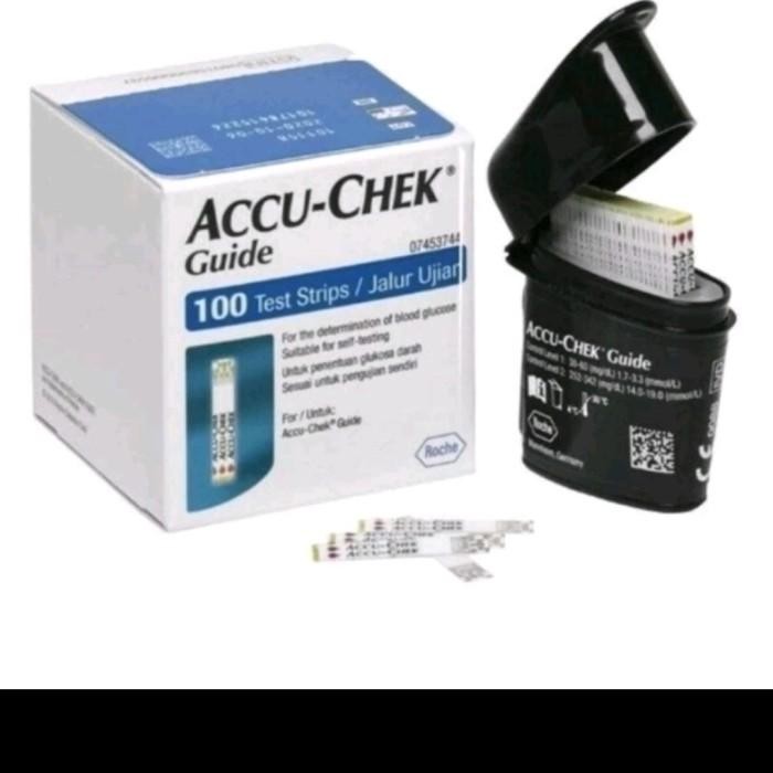 Jual accucheck guide strip 50 tanpa box | Shopee Indonesia