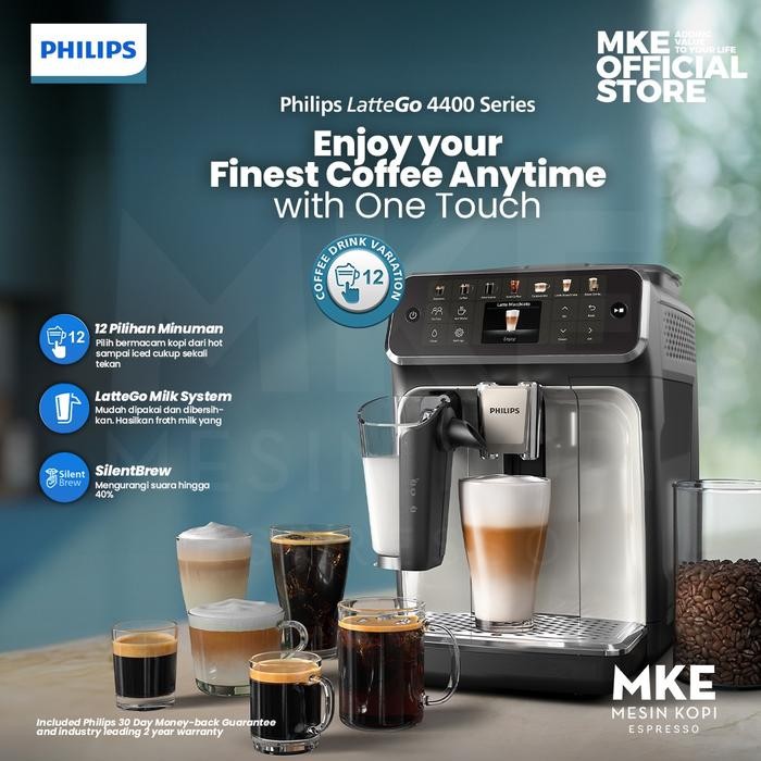 Jual Phillips Latte Go 4400 - Mesin Kopi Full Automatic | Shopee Indonesia