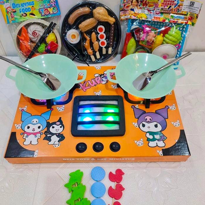 Jual Delicious Fun Toys Mainan Kompor Tanam Tungku 3 Kuromi Led Dengan ...