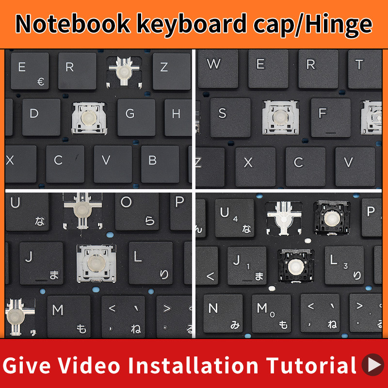 Jual Replacement Keycap Key cap &Scissor Clip&Hinge For HP ProBook 440 ...