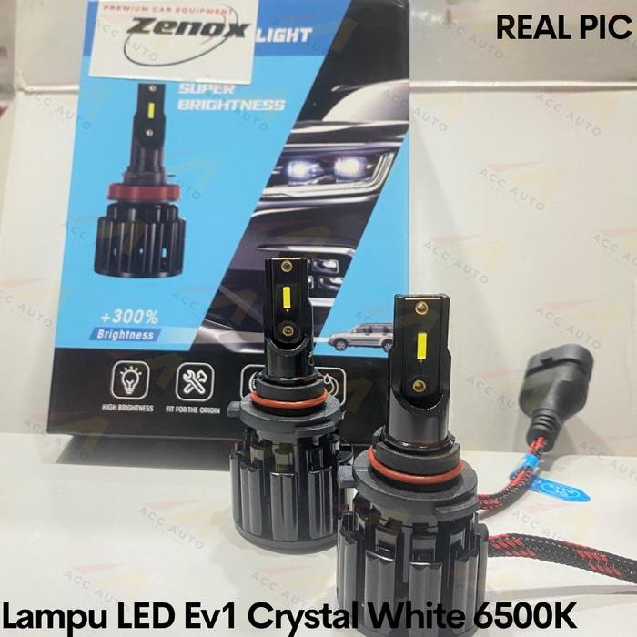 Jual Lampu LED H4 H11 HB3 HB4 H1 H7 Zenox Super Bright 55Watt Crystal ...