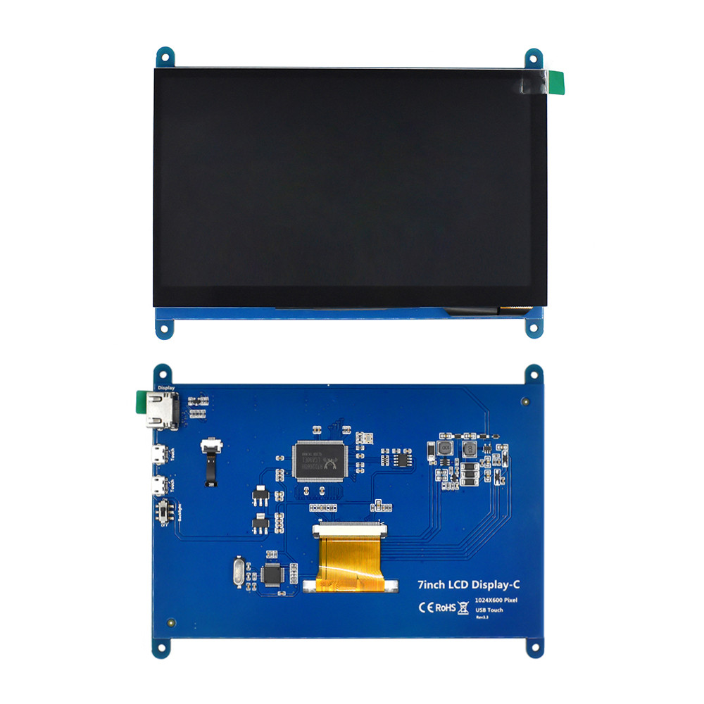 Jual 7 inch 1024*600 IPS Capacitive Touch Panel TFT LCD Module Screen ...