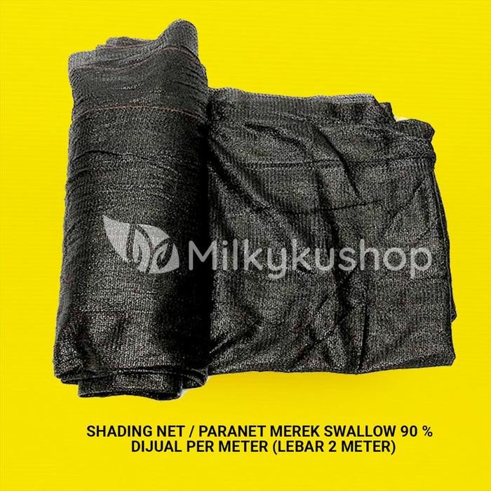 Jual PARANET 90% PER 1 METER SHADING NET JARING ATAP HITAM | Shopee ...