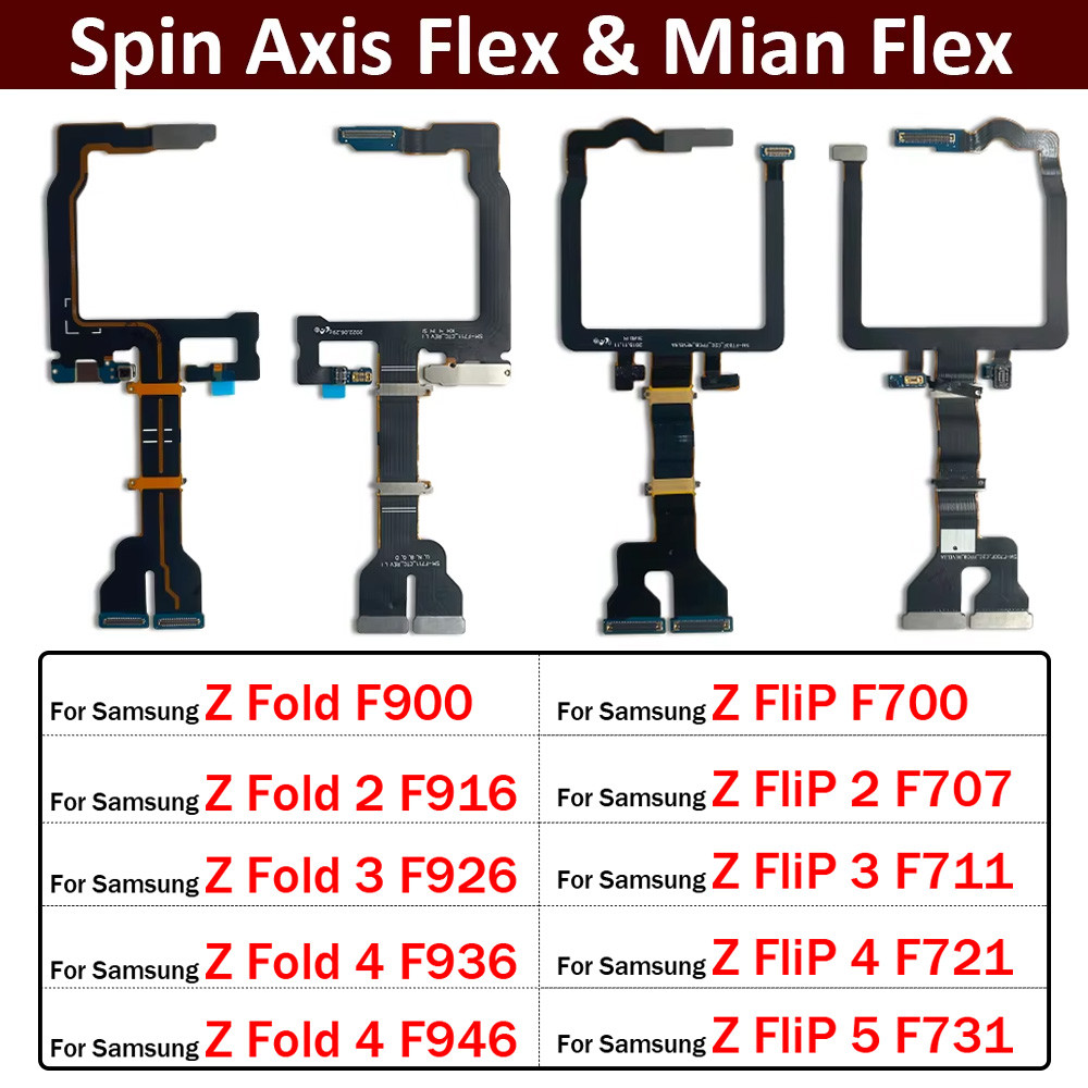 Jual New Spin Axis Flex For Samsung Z Fold 1 2 3 4 5 MainBoard ...