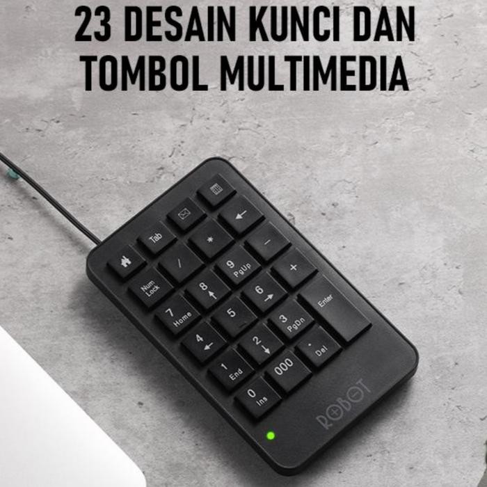 Jual Keyboard Numerik Numpad Wired Keypad Usb Multimedia Portable ...