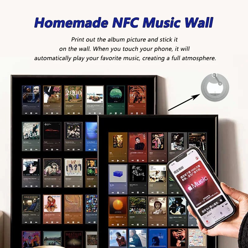 Jual 100pcs/Lot NFC Lable Tag Sticker 13.56MHz ISO14443A 213 Stickers ...