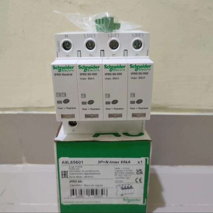 Jual A9L65601 SURGE ARRESTER SCHNEIDER IPRD65 3P+N+iMAX 65kA | Shopee ...