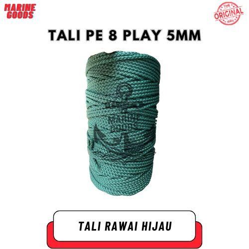 Jual Tali PE 8 Play 5 MM GREEN - Tali Rawai Hijau Ukuran 5 MM | Shopee ...