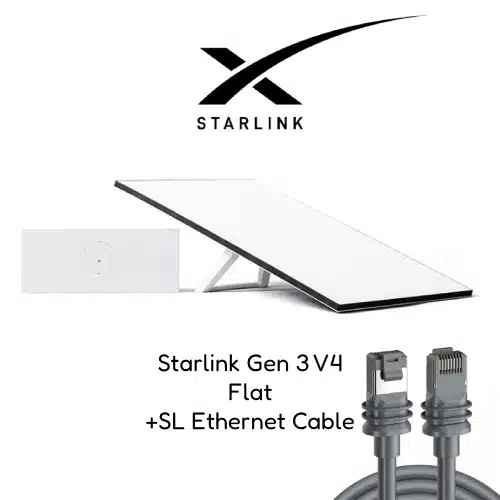 Jual STARLINK V4 FLAT GEN 3 ANTENA WIFI INTERNET KIT / V3 / Starlink Gen 3 V4 Standard Internet ...