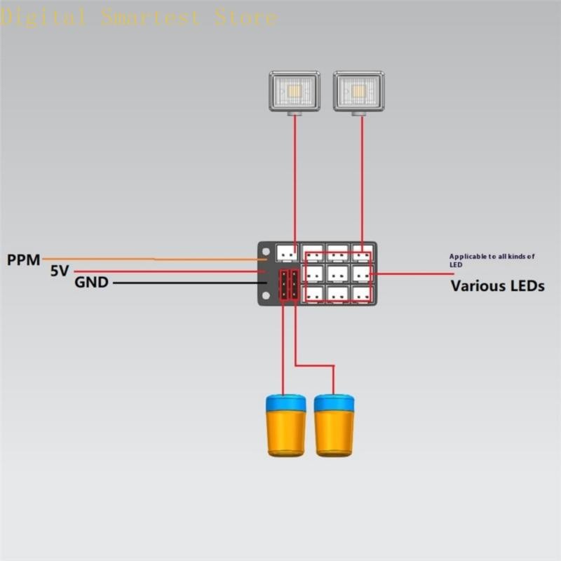Jual 85AA PH2.0 Expansion Board 4 in 1 Light System Shunt Extension ...