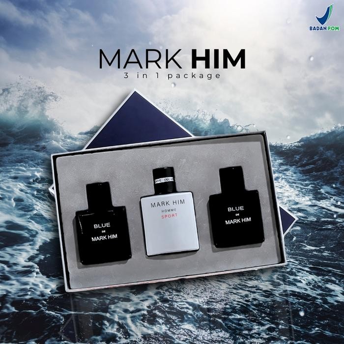 Jual Mark Him 3IN1 SERIES DE EDP Parfum Pria Tahan Lama Wangi Elegance ...