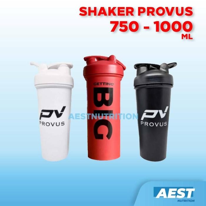 Jual Shaker Provus Original 600 ml 1 liter Botol Kocom Minuman Besar ...